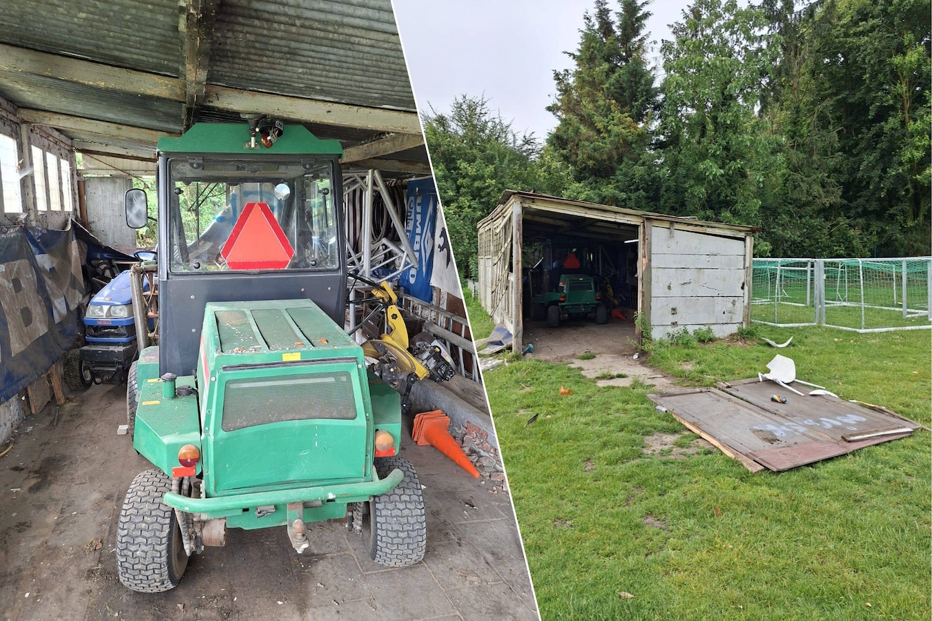 Onbekenden breken hok van Boechoutse voetbalclub open en maken ritje ...