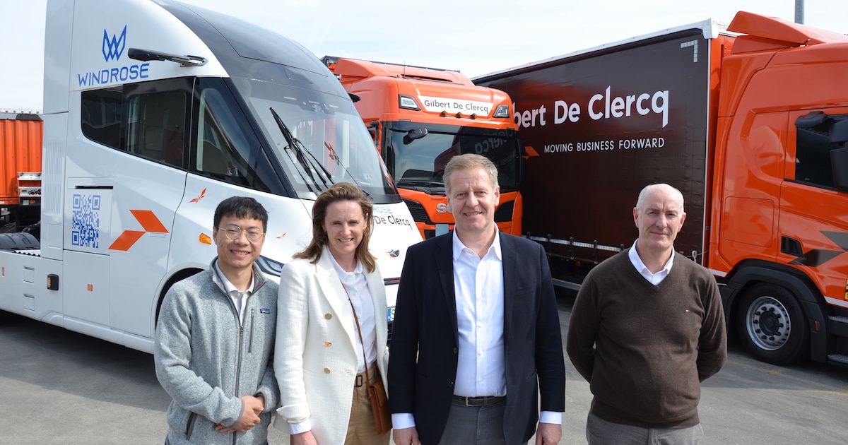 Chinese bouwer van elektrische trucks Windrose opent werkplaats in Zele | Zele | HLN.be
