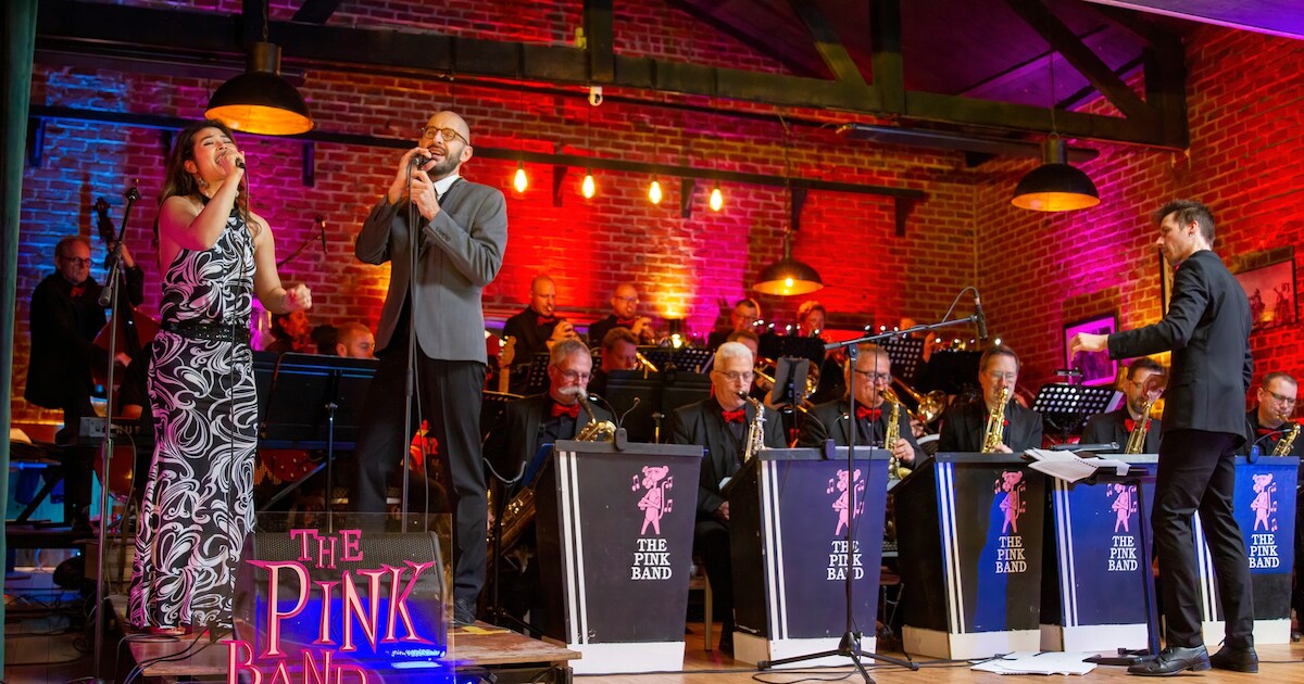 Iepers jazzhoop in bange dagen The Pink Band speelt funksongs in ’t ...