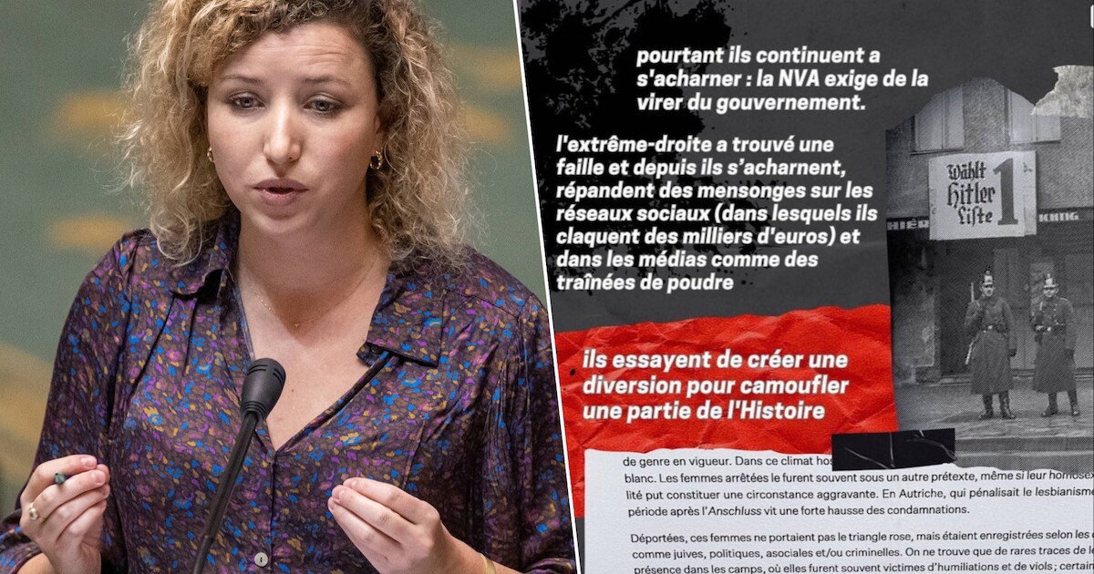 Medewerkster Sarah Schlitz (Ecolo) linkt “extreemrechtse” N-VA met nazi ...