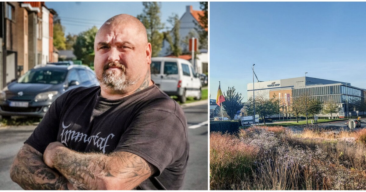 David is een van de 1.000 QuickStep-werknemers die economisch werkloos ...