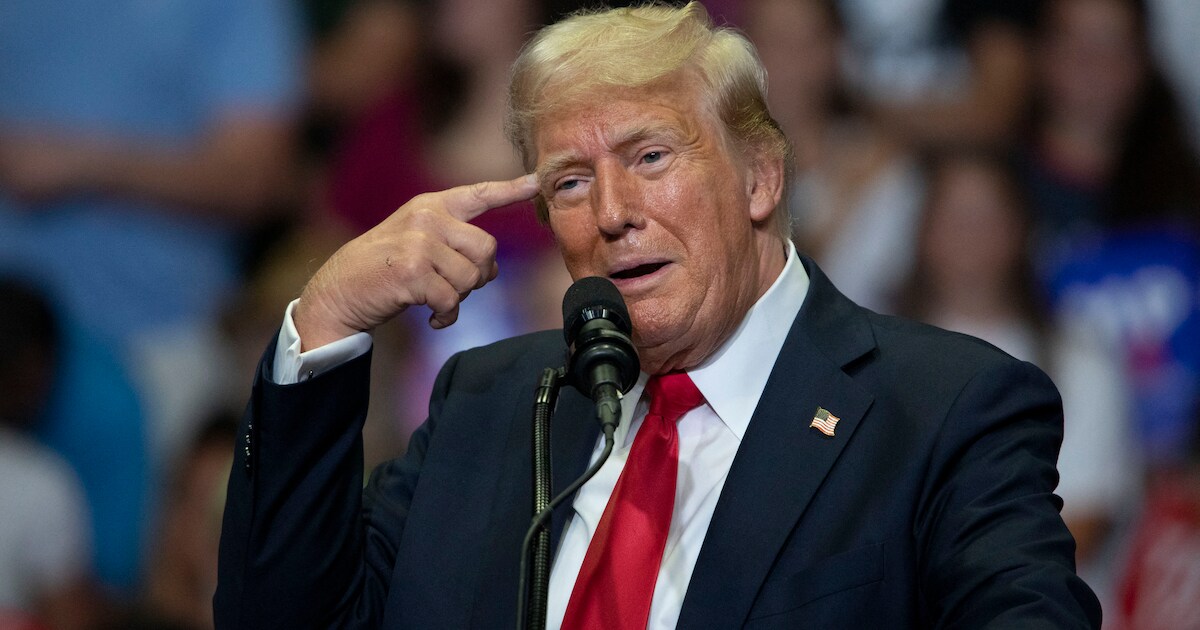 KIJK. Trump lijkt aandacht te verleggen naar Kamala Harris: “Heb je ...