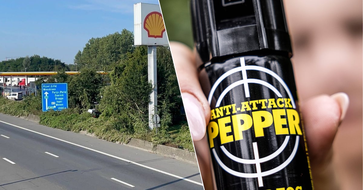 Bediende tankstation krijgt pepperspray in gezicht van klant: “Nog ...