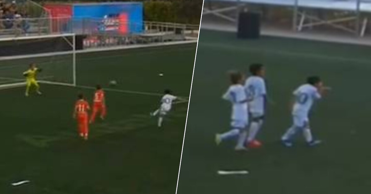 Vijf goals en vieren zoals vader Lionel: Mateo Messi steelt de show in ...