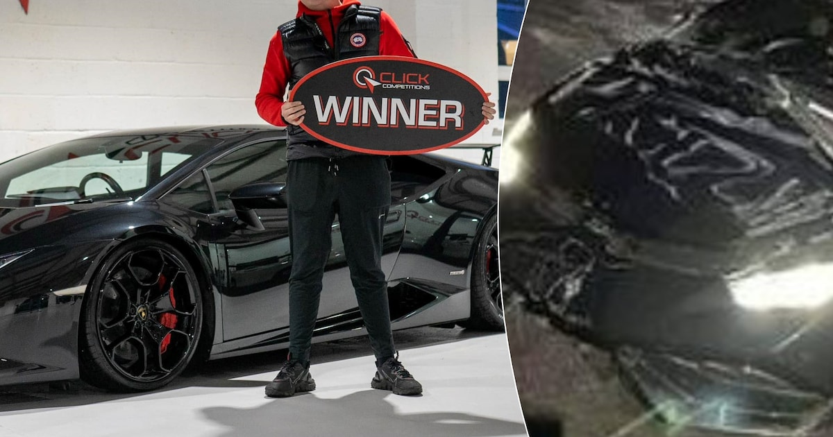 Man wint dure Lamborghini met 1 euro maar crasht er al mee na drie ...
