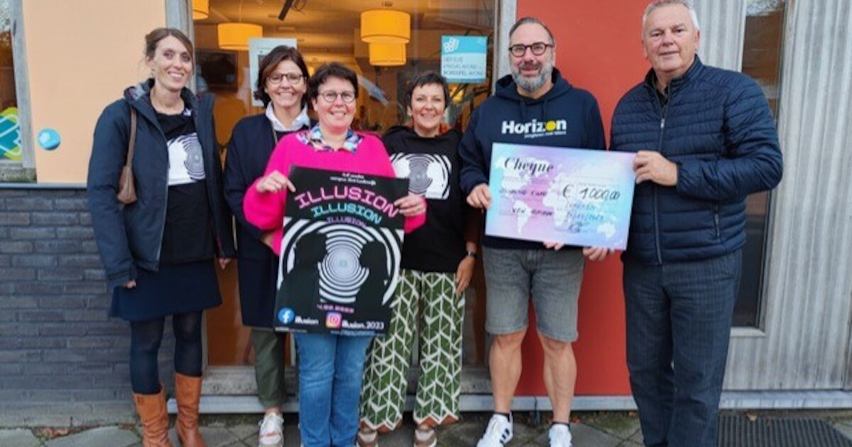 Oudergroep Vlot! Campus Sint-Lodewijk schenkt cheque aan vzw Horizon ...