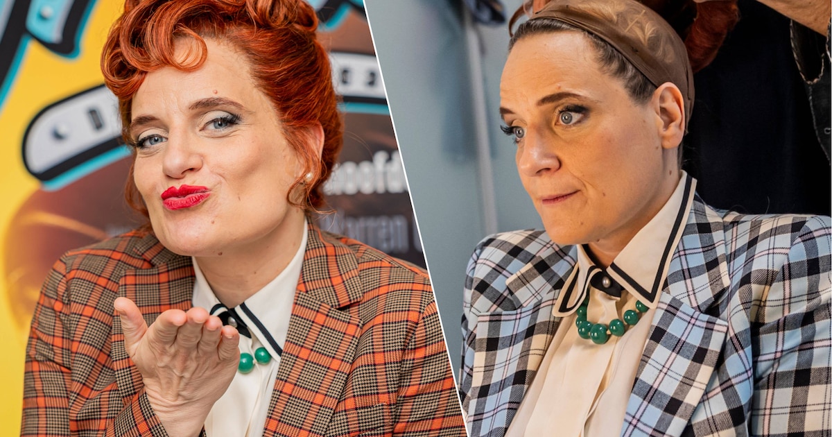 IN BEELD. Zo wordt Ruth Beeckmans getransformeerd in Miss Lynch voor de ...