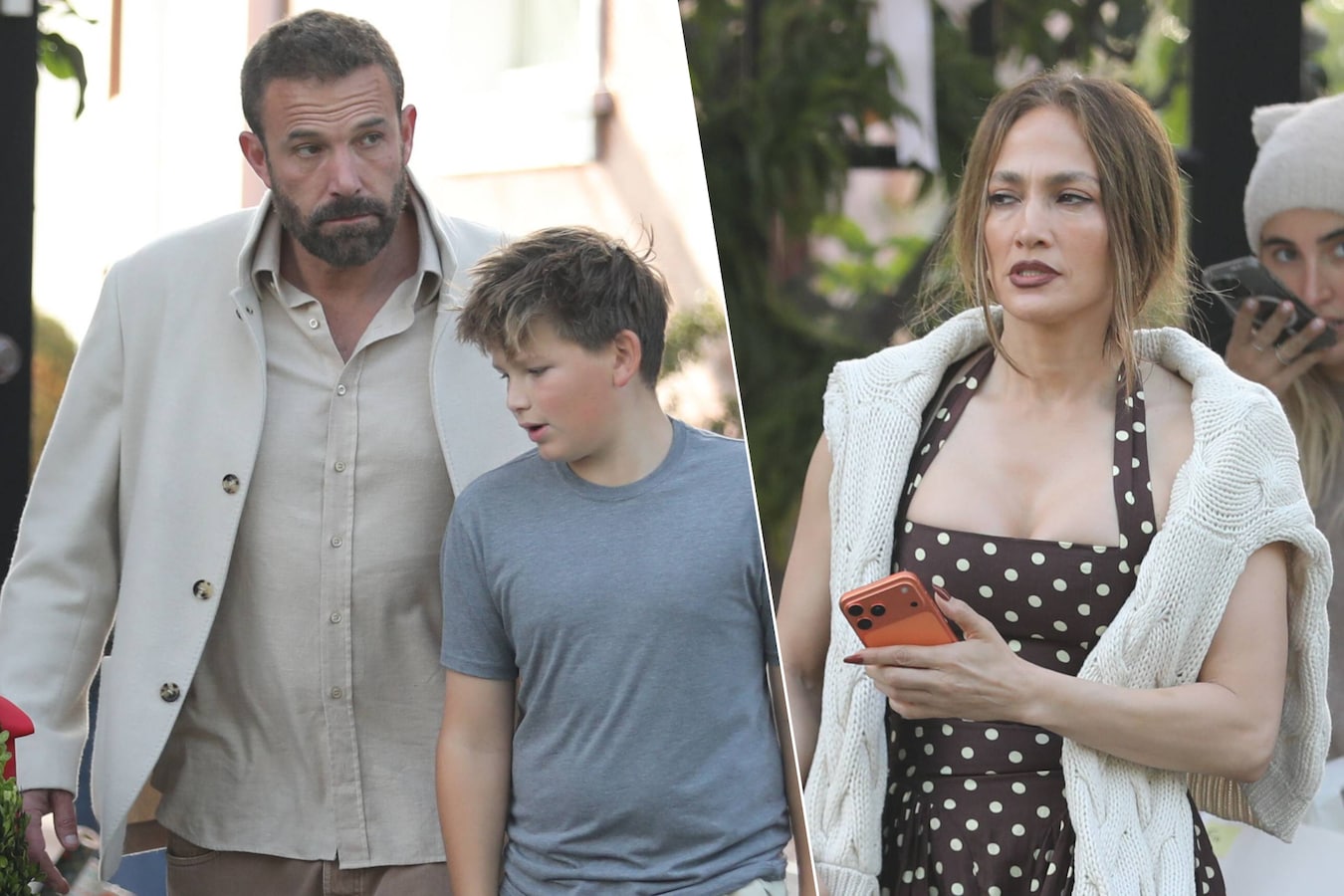 Terwijl Jennifer Lopez opnieuw in oorlog ligt met haar eerste ex-man ...