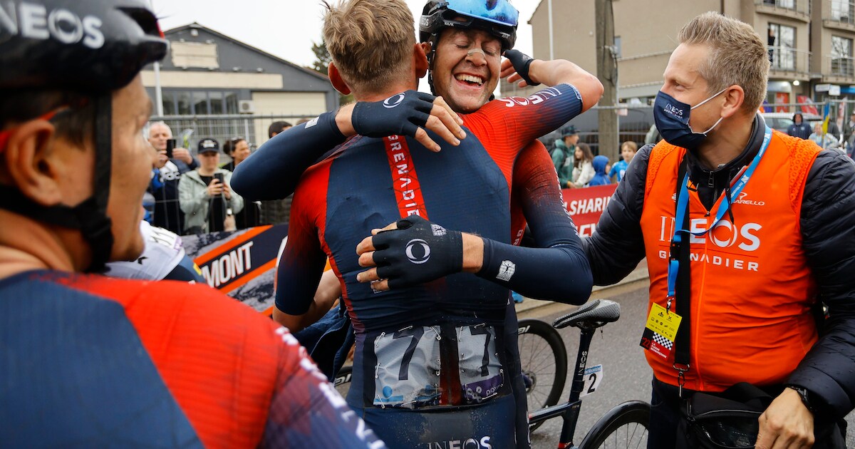Laurens De Plus, de Belg bij ploeg van het moment Ineos Grenadiers ...