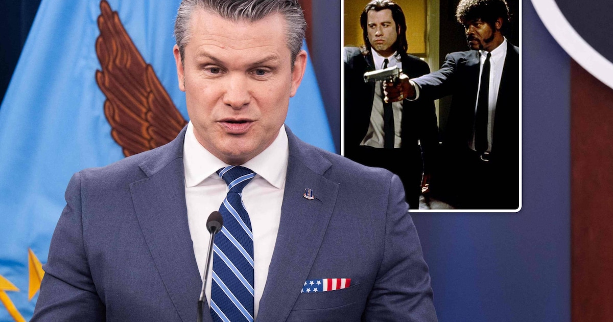Amerikaanse minister van Defensie Hegseth lijkt Bijbelvers te verwarren ...