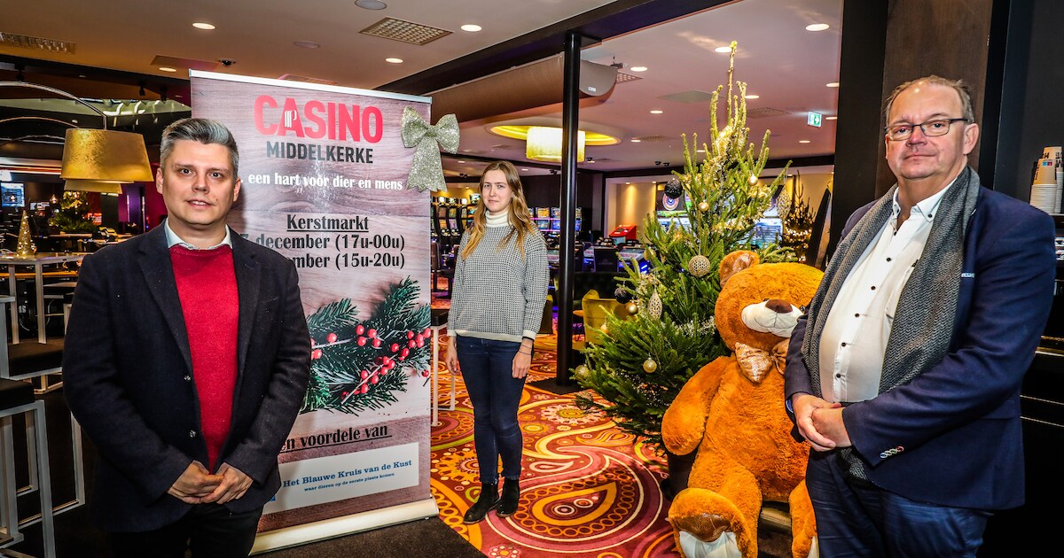 Casino Middelkerke ondersteunt Blauwe Kruis van de Kust met kerstmarkt ...