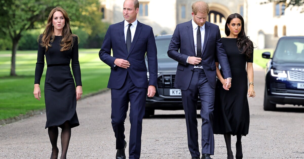 Moment van verzoening of pure schijn? “Kate vond die wandeling met ...