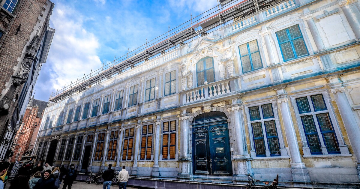 Nu al genieten van hoe gevel van Proosdij er straks uitziet | Brugge ...