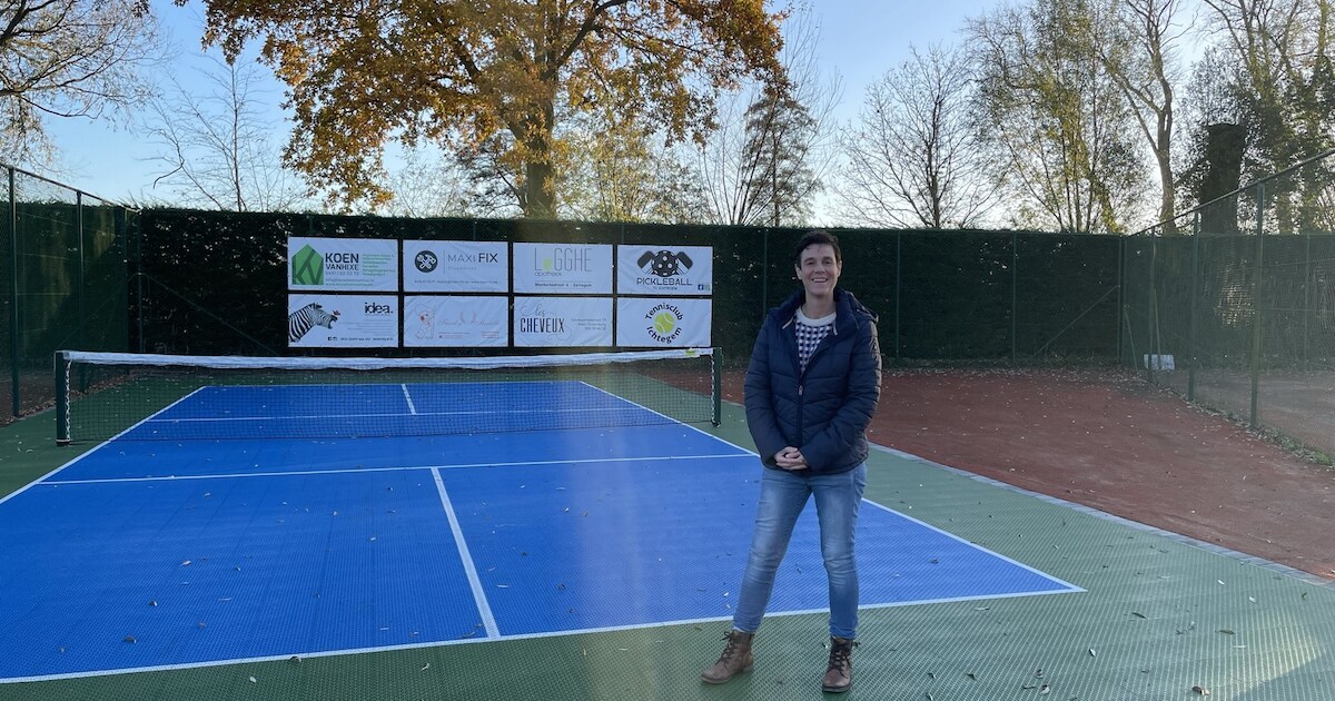 Ichtegem heeft voortaan een outdoorpickleballterrein | Ichtegem | HLN.be