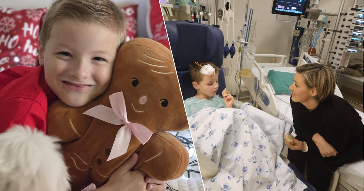 Ouders ontdekken hersentumor bij zoontje Nyo (6): “‘Ga meteen naar de spoedafdeling’, zei ...