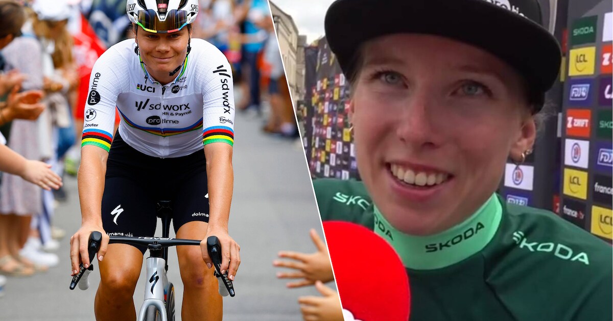 “Hopelijk zat Lotte blijer op de fiets”: na lastig weekend krijgt ...