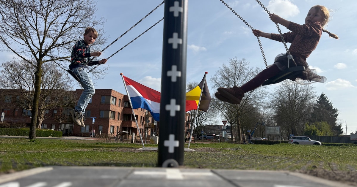 Na schaken op de grens in Baarle kan je er nu ook over schommelen: “Het ...