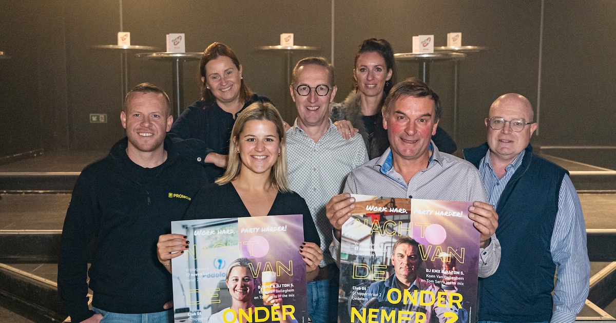 Netwerken en feesten tijdens Nacht van de Ondernemer in Club 54 | Beernem | hln.be