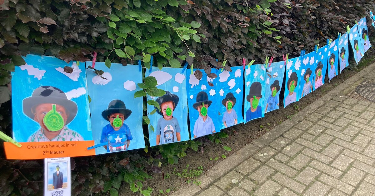 KIJK. Kinderen maken werkjes voor kunstroute in Kachtem | Izegem | HLN.be