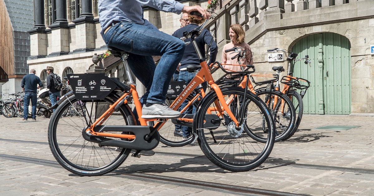 Deelfietsen in Gent steeds vaker gebruikt: ongeveer 1,5 ritten per dag ...