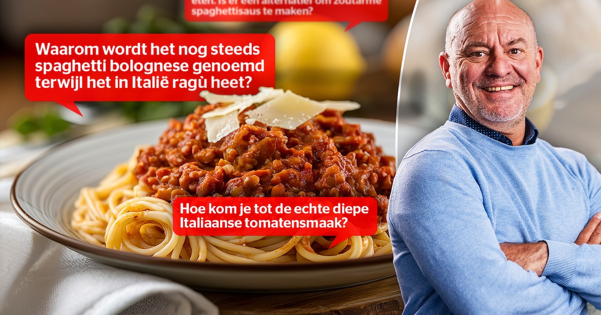 Piet Huysentruyt leert je de perfecte spaghetti bolognese te maken ...