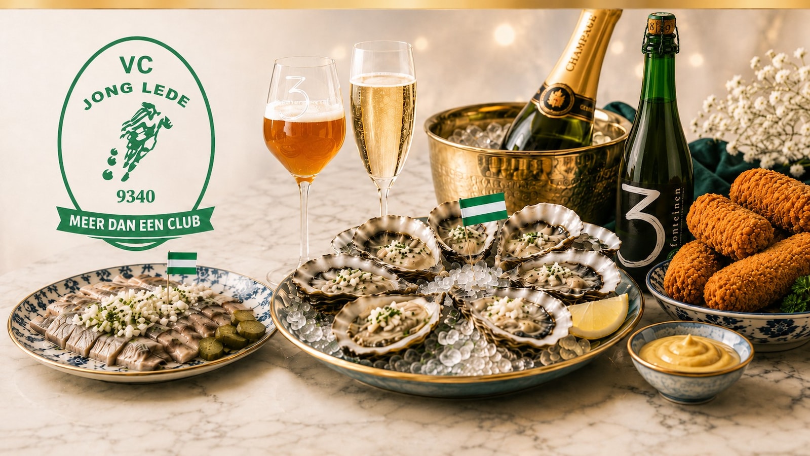 VC Jong Lede viert oprichting en opening van nieuwe kantine met ...