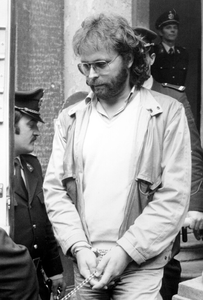 Zweeds-Belgische misdadiger Clark Olofsson, die aan oorsprong lag van ...