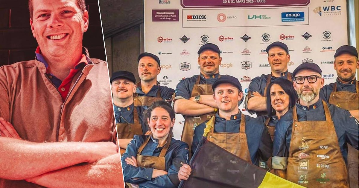 Geen top drie voor Belgian Butcher Bulls op WK voor beenhouwers, maar ...