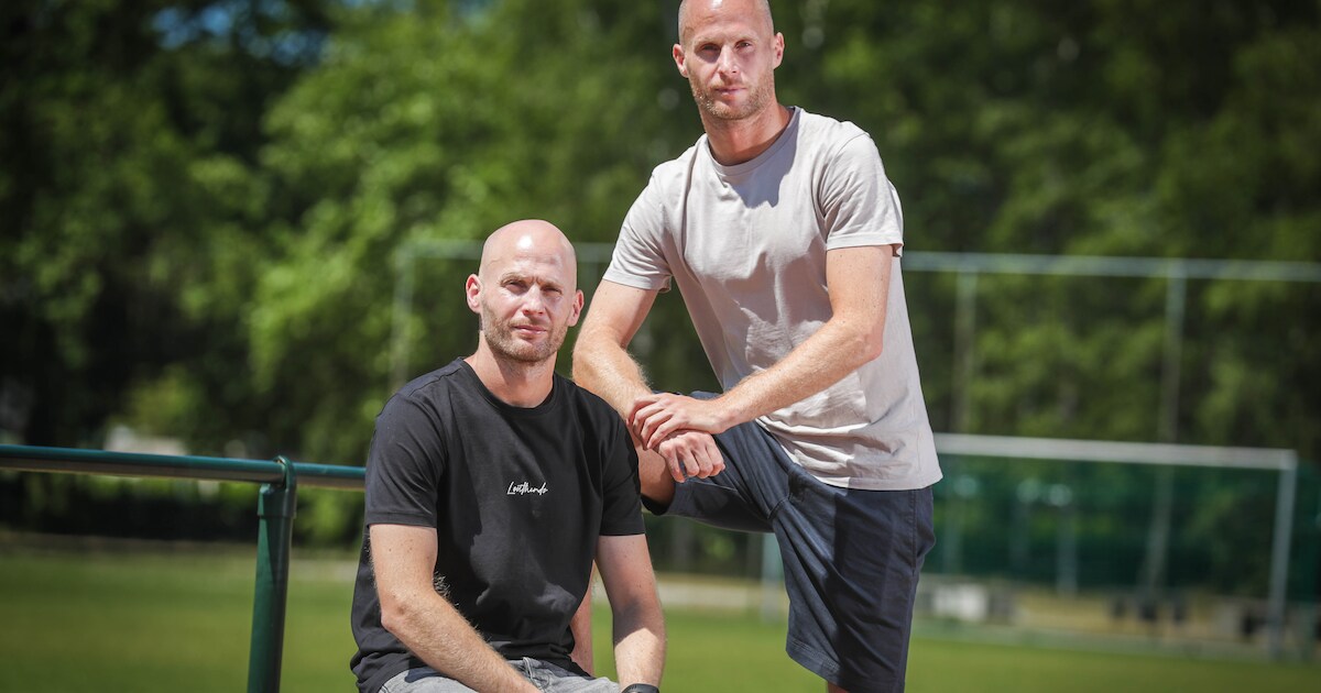 Tweelingbroers Wouter (Patro Eisden) en Ruben Corstjens (Westerlo) genieten na van succesjaar en ...
