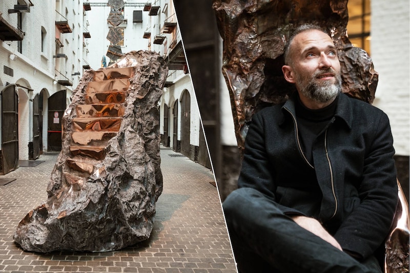 KIJK. Foodmarkt Wolf toont installatie van kunstenaar Marius Ritiu voor ...