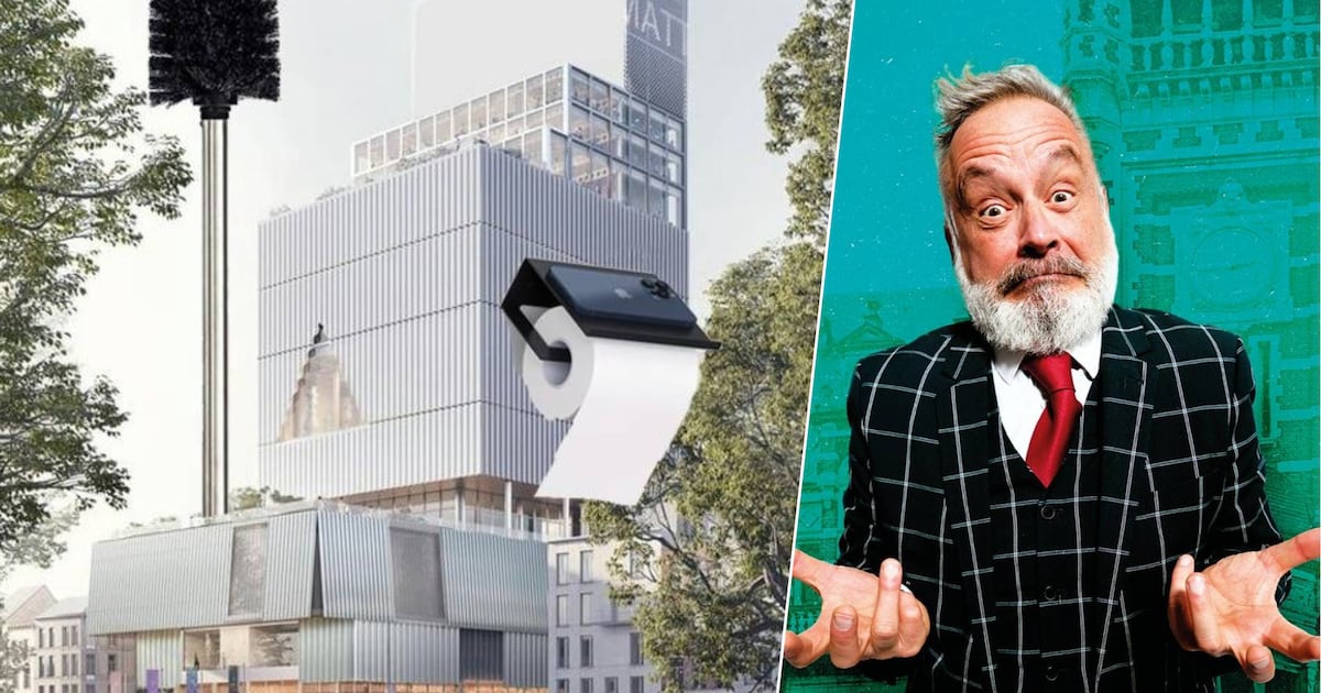 ‘Schijnburgemeester BDW’ vergelijkt ontwerp M HKA met gigantisch toilet ...