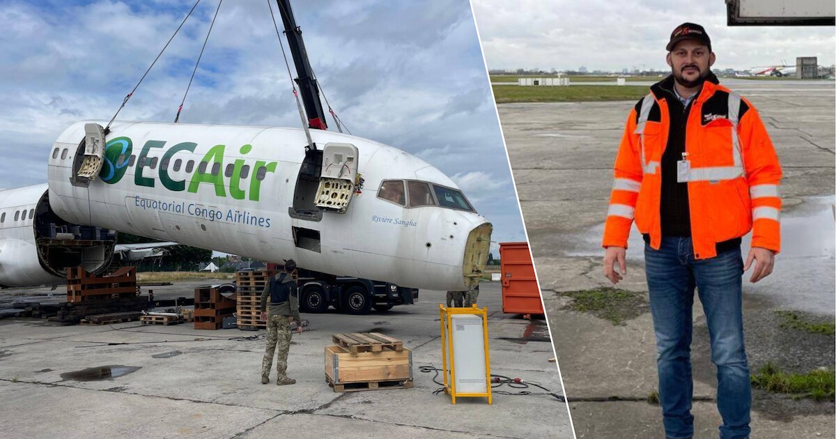 8 jaar lang stond het op luchthaven, maar nu is verloederd vliegtuig ...