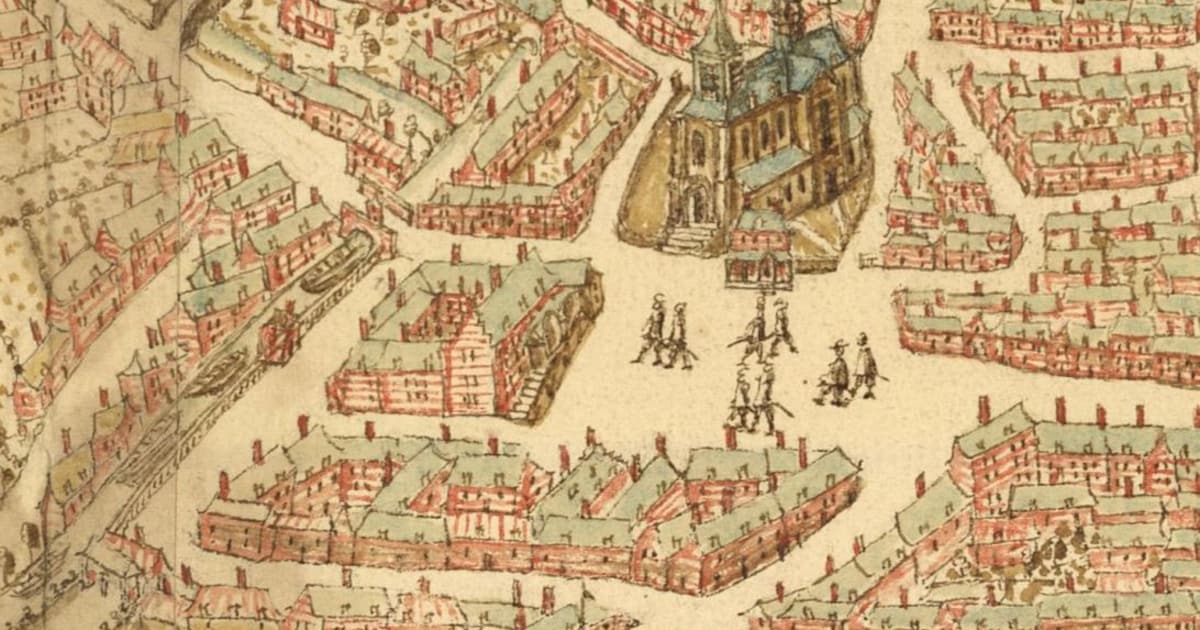 Reis terug in de tijd met oude stadskaart van Diest tijdens de ...