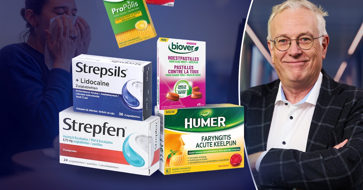 Welke keeltabletten helpen écht tegen keelpijn? Professor Devroey legt ...
