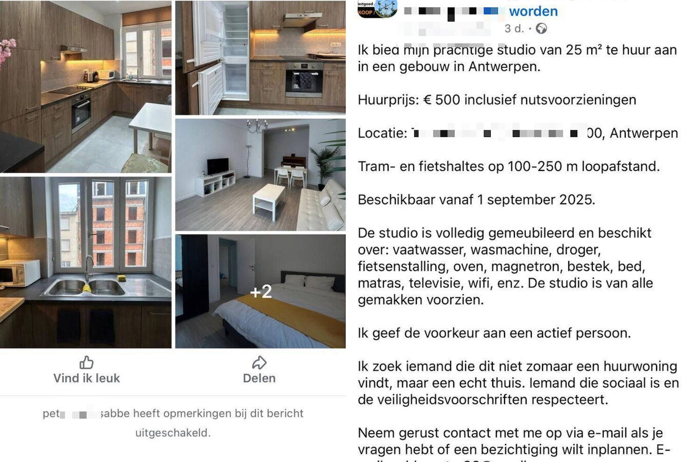 Het perfecte appartement voor 500 euro? Hoe ‘immo-oplichters’ met valse advertenties azen op je ...