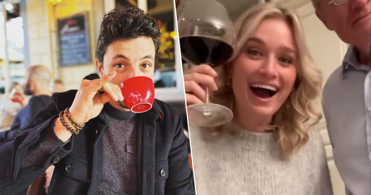 BV 24/7. Junior Planckaert geniet van een koffiepauze en Julie Vermeire ...