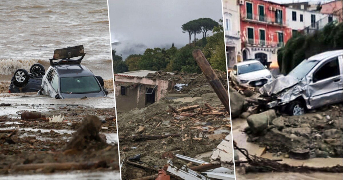 Enorme ravage na aardverschuiving op Italiaans vakantie-eiland: zeker 1 ...