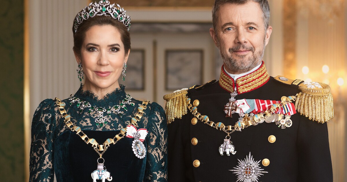 Foto vol verborgen details: Deens hof onthult eerste galaportret van ...