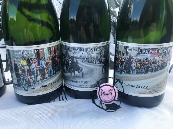 Yves Lampaert en meer op etiketten nieuwe Winkel Koerse Champagne ...