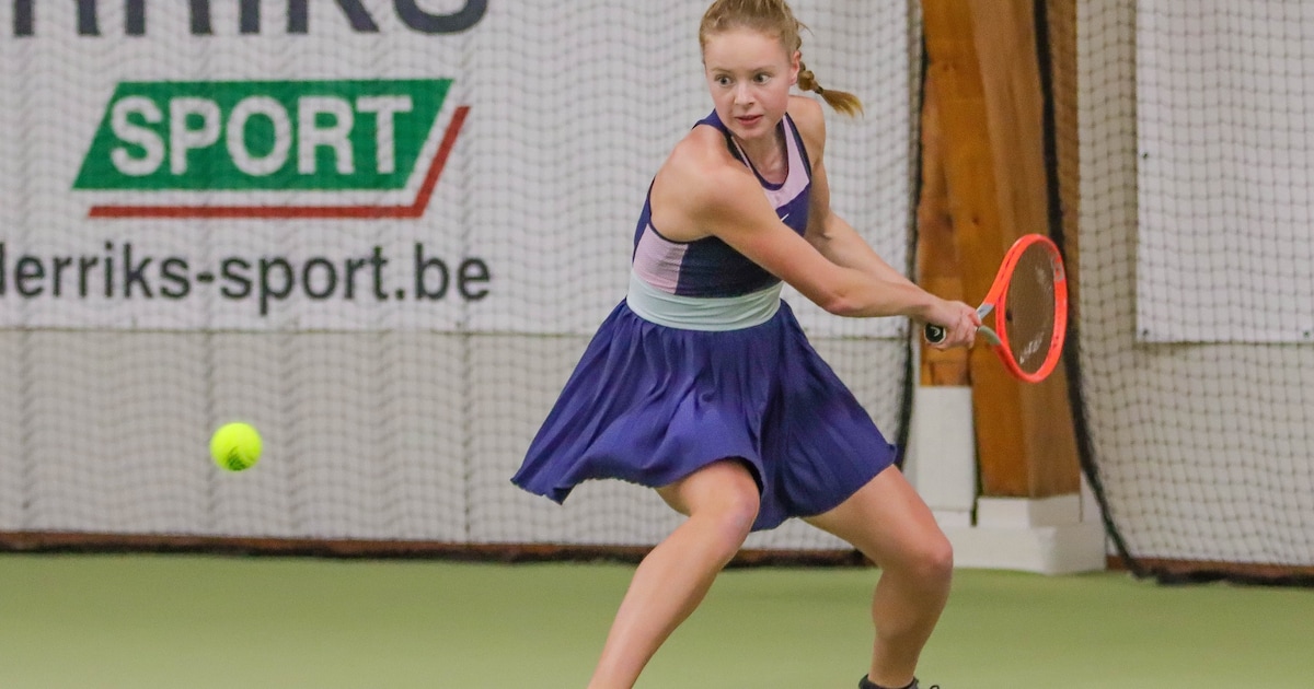 Indoorkampioenschappen Tennis Vlaanderen in Alken: Yana Meermans vlot ...