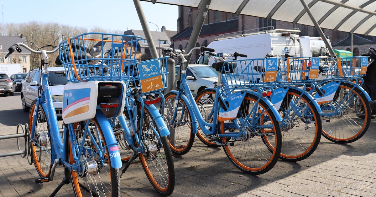 Blue-bikes in Opglabbeek verplaatst naar Hoppinpunten | Regio | HLN.be