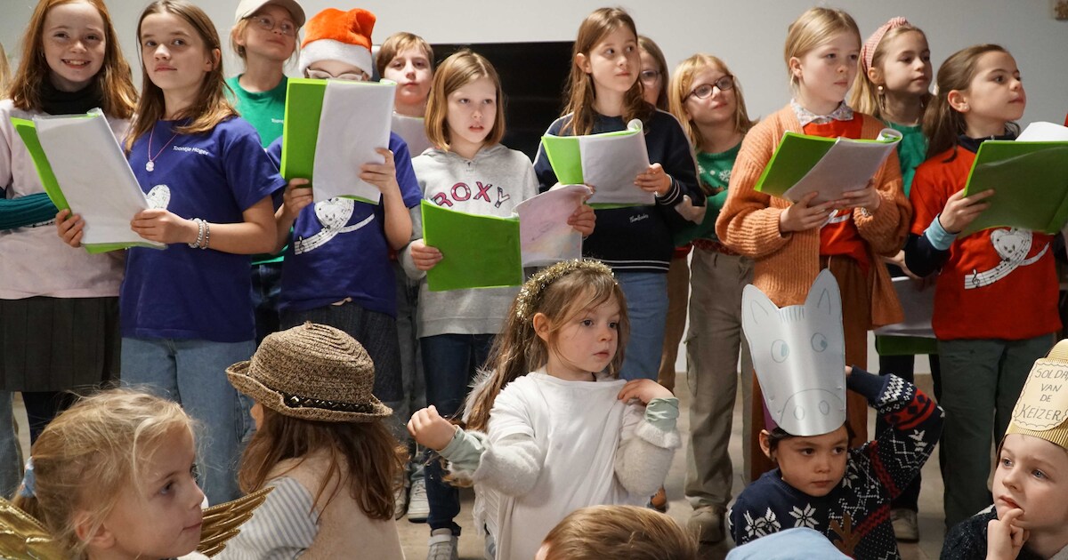 Schoolkoor Klim-Op zingt voor bewoners Ter Kimme | Regio | HLN.be