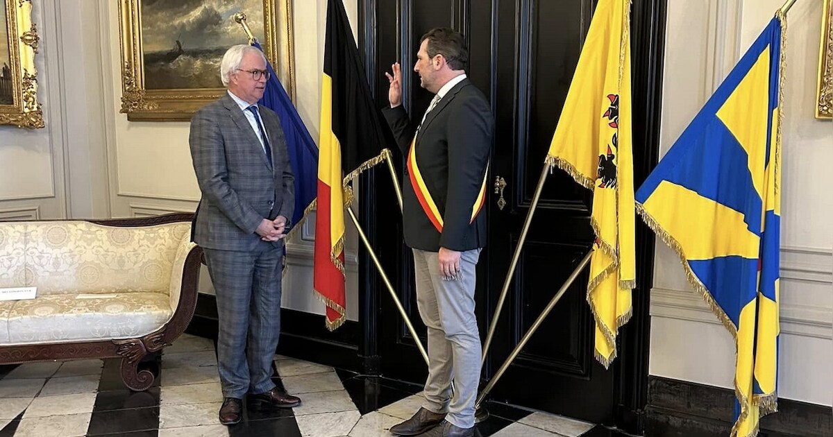 Björn Prasse legt eed af bij gouverneur Carl Decaluwé | Blankenberge ...
