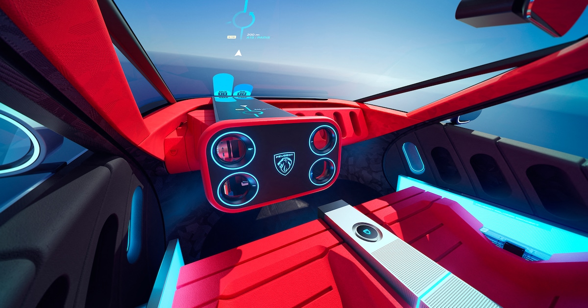 Als het van Peugeot afhangt, draait u straks aan dit nieuwe autostuur ...