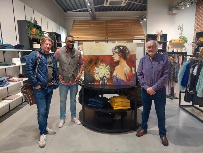 Koffiebranderij Vandenberghe eenmalig weer één voor expo Marc Santens ...