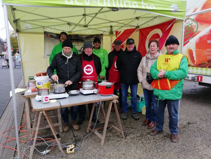 ACV verkoopt soep ter voordele van ‘De Toevlucht’ | Aalter | hln.be