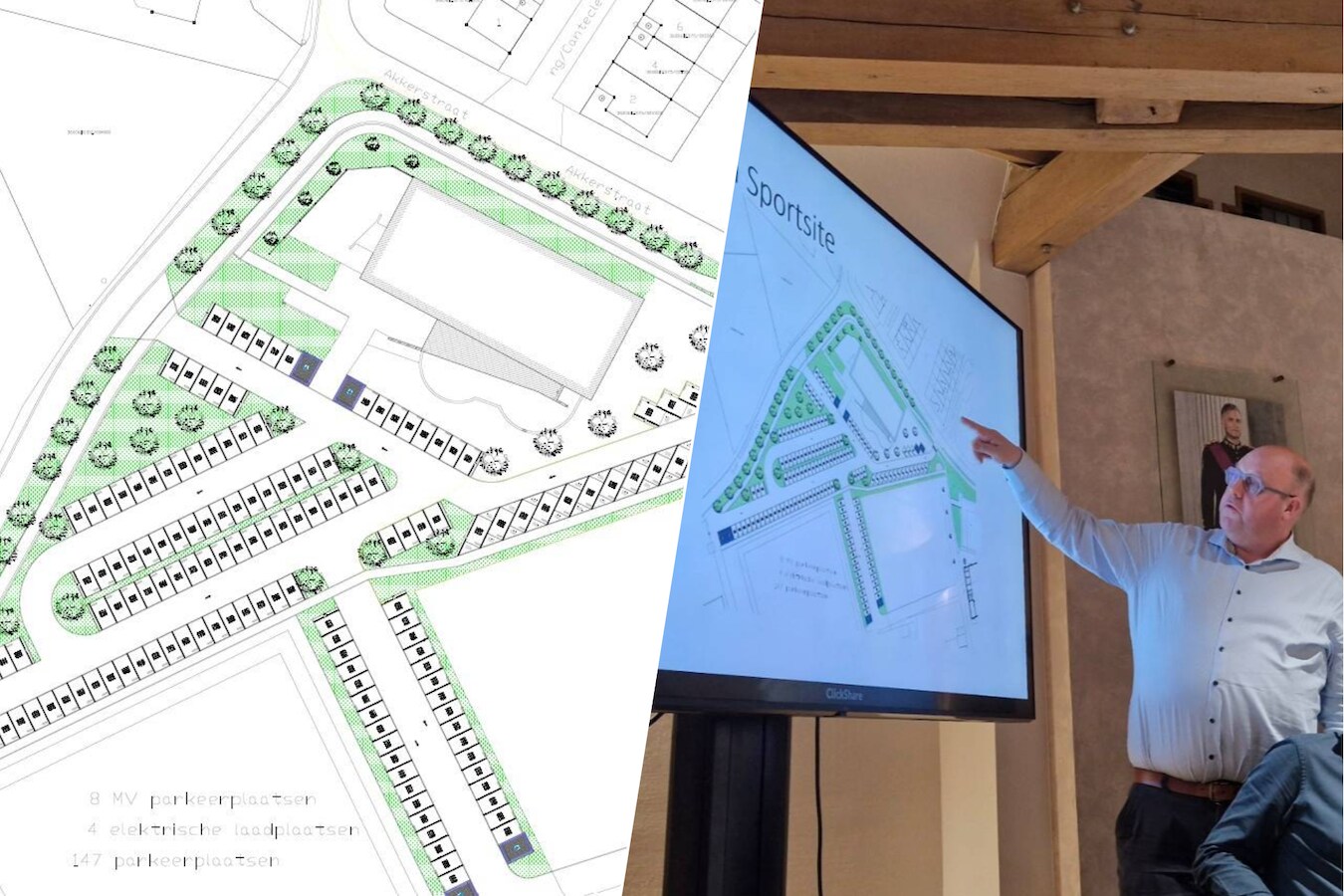Nieuwe inrit, fietspad en park & ride-zone: werken aan parking ...