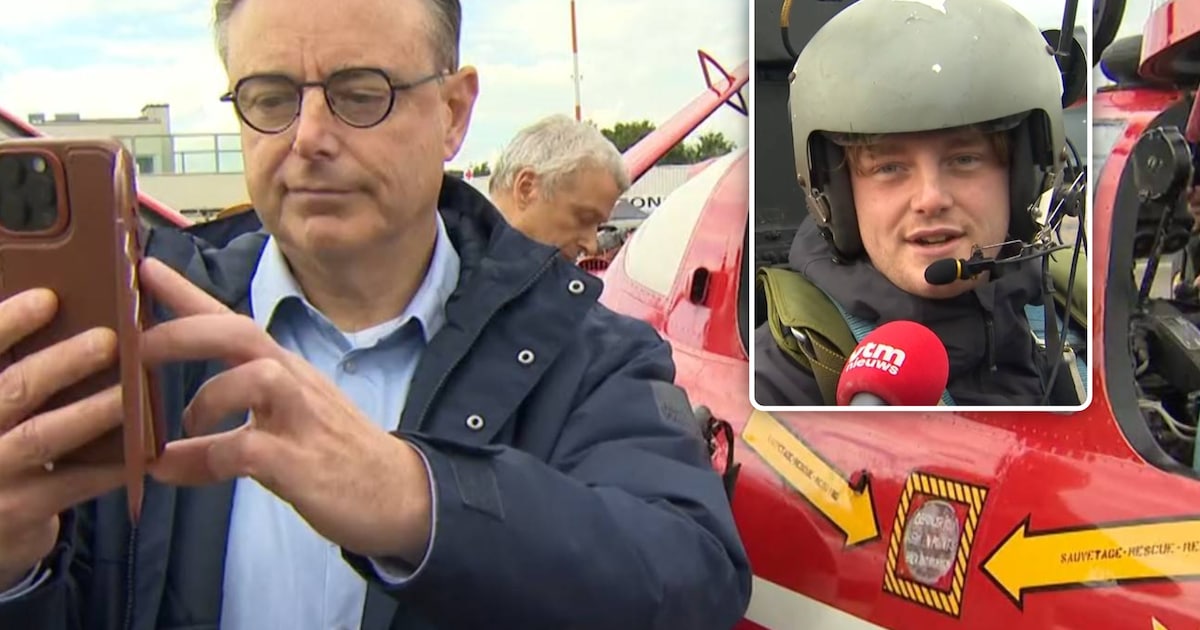 Zoon van Bart De Wever vliegt mee met iconische trainingsjet van ...