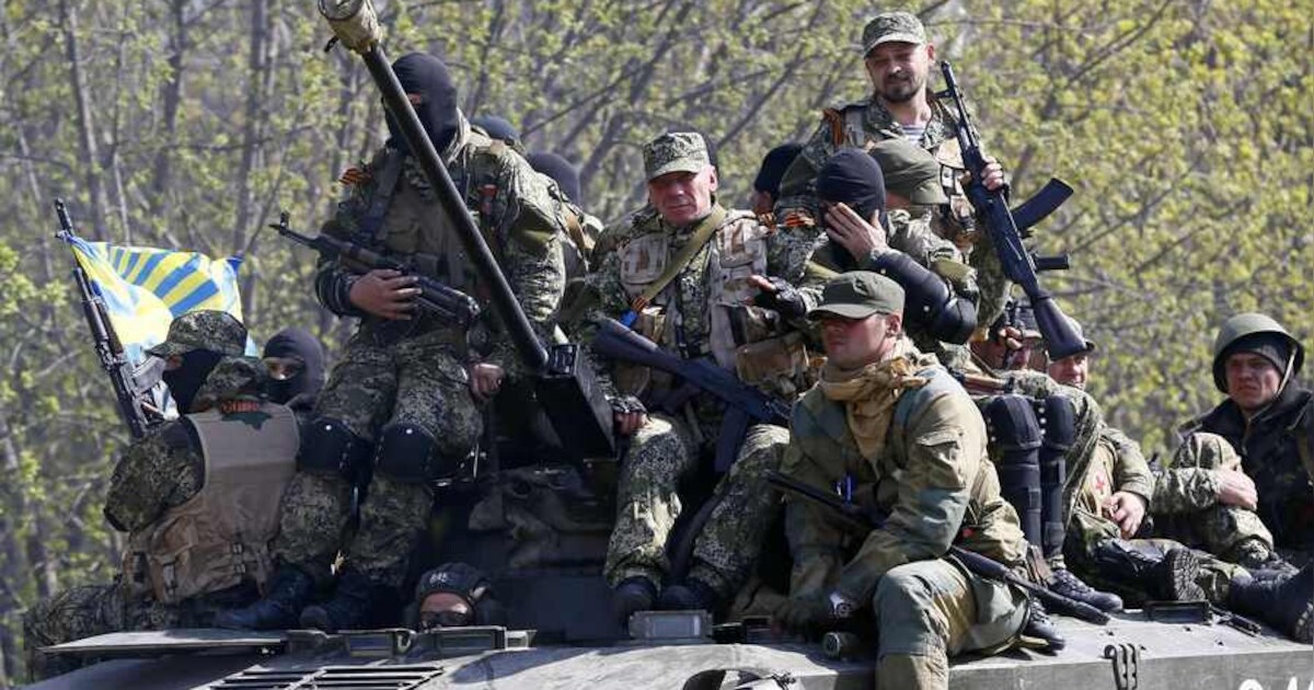 Pro-Russische separatisten rijden Slavjansk en Donetsk binnen | Default ...