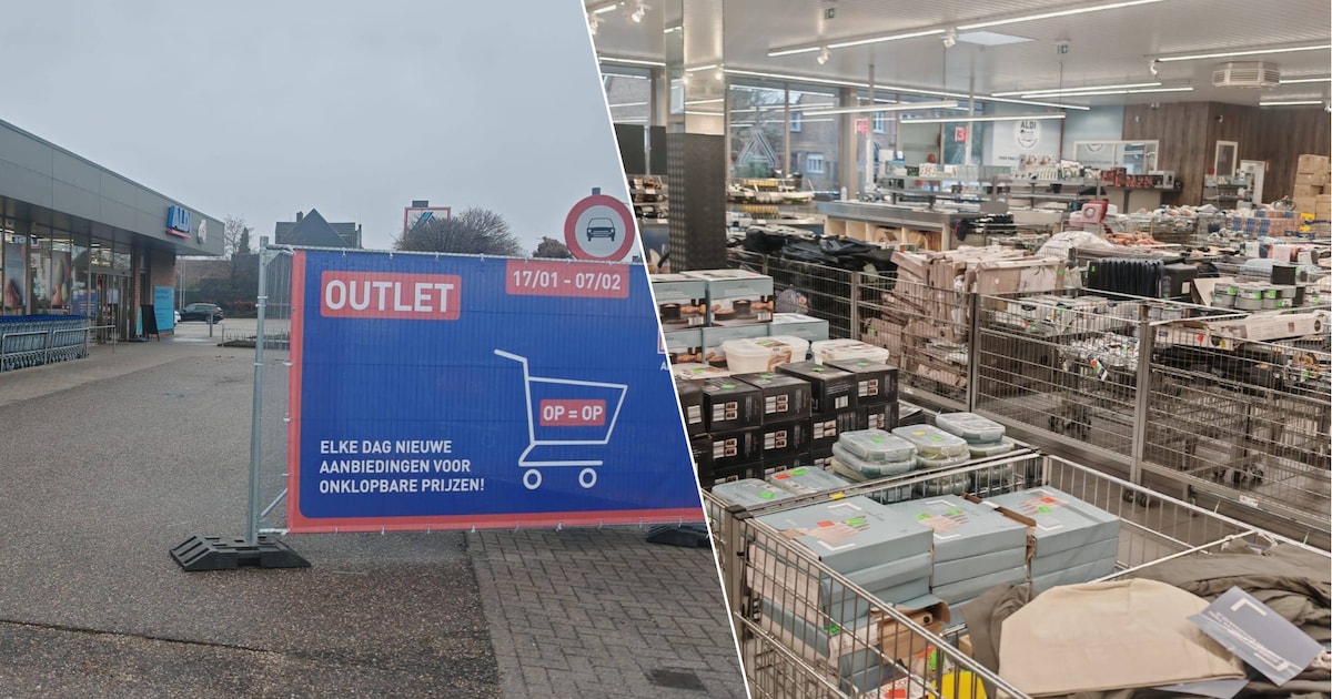 Aldi opent tijdelijke outlet in Veerle-Laakdal in afwachting van ...